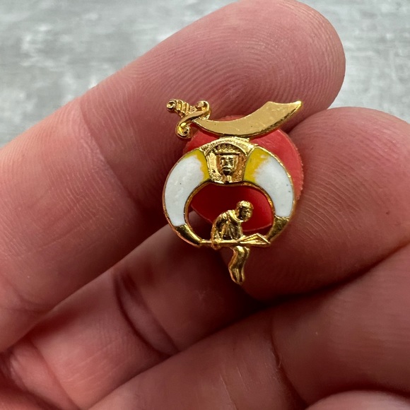 Accessories | Vintage Masonic Mason Shriner Tie Tack Pin | Poshmark